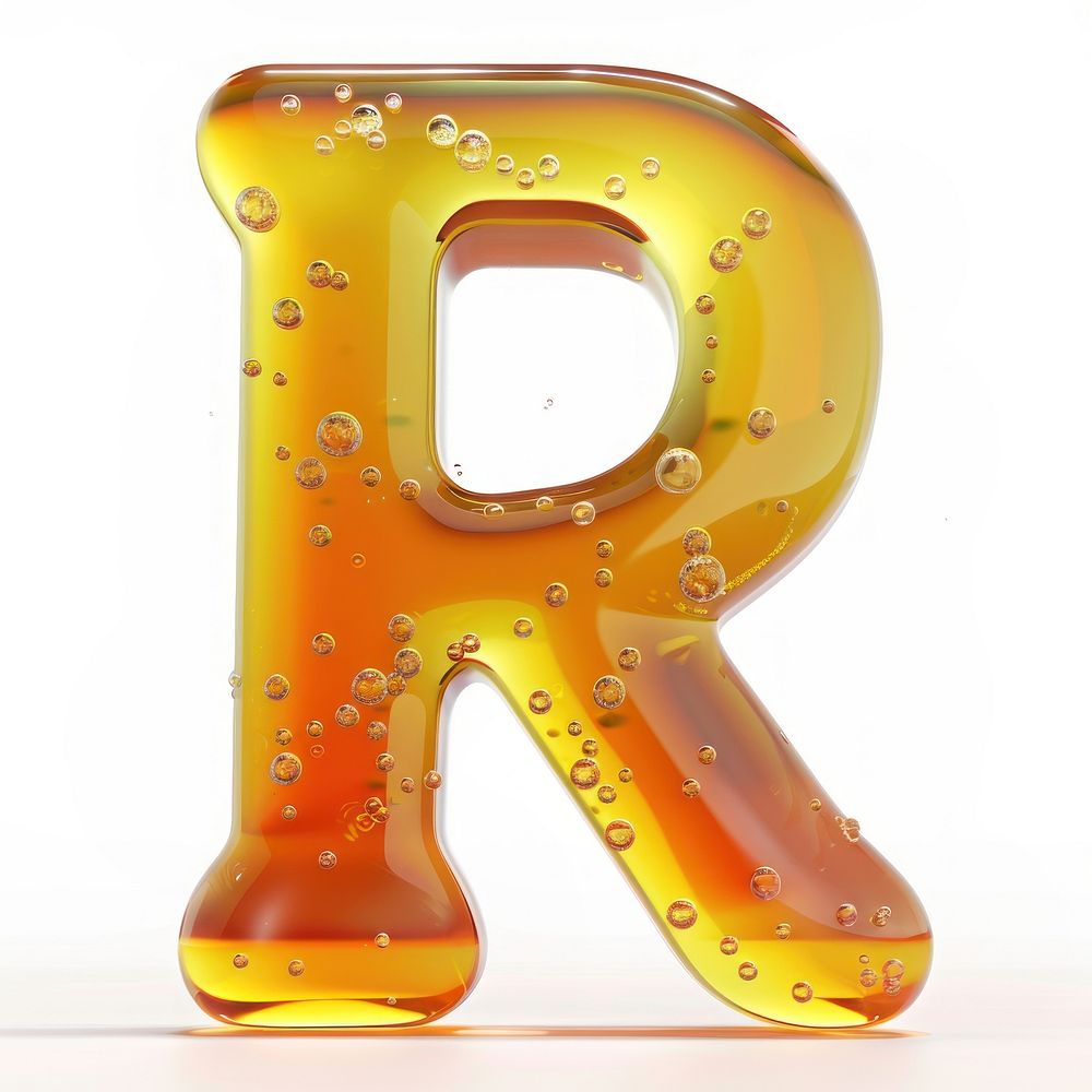 Letter R yellow number symbol. | Free Photo Illustration - rawpixel