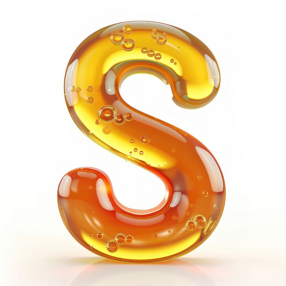 Letter S yellow number symbol. | Free Photo Illustration - rawpixel