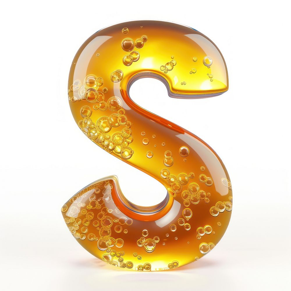 Letter S yellow number symbol. | Free Photo Illustration - rawpixel