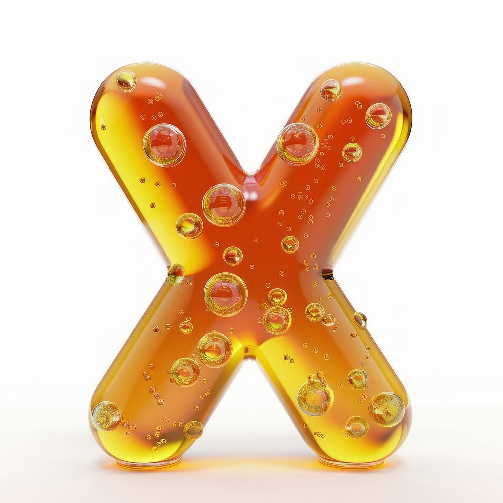 Letter X yellow shape white | Free Photo Illustration - rawpixel