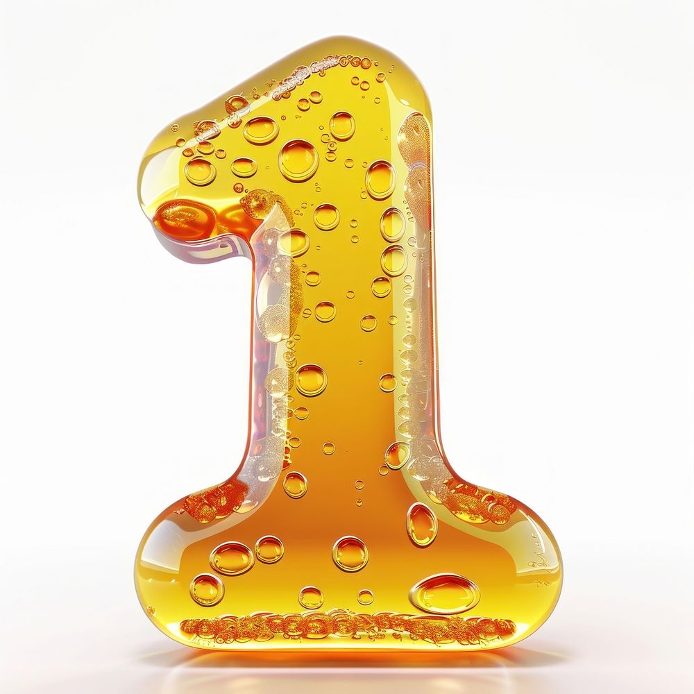 Number 1 yellow number symbol | Free Photo Illustration - rawpixel