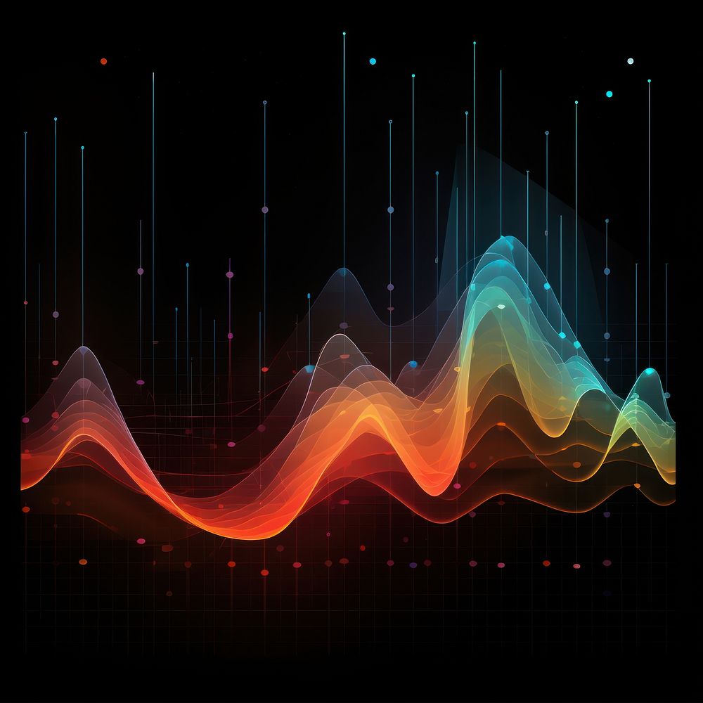 Speaking wave backgrounds abstract light. | Premium Photo Illustration ...