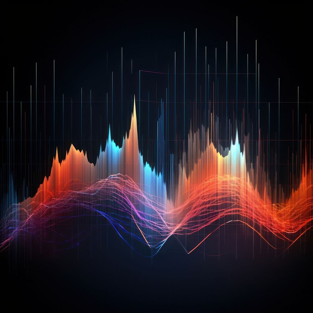 Speaking wave backgrounds abstract light. | Free Photo Illustration ...