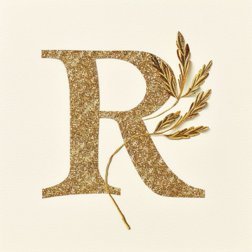 Text font gold leaf. | Premium Photo Illustration - rawpixel