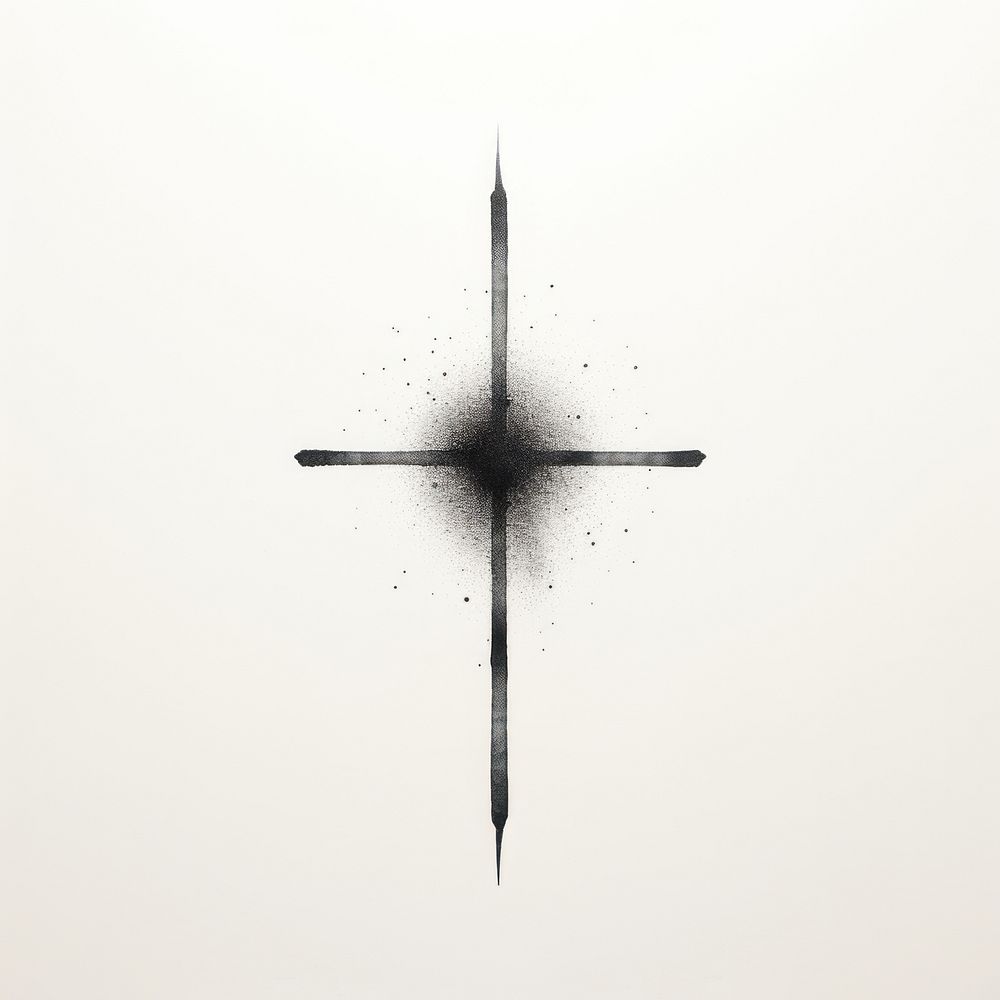 Cross drawing line abstract. | Premium Photo Illustration - rawpixel
