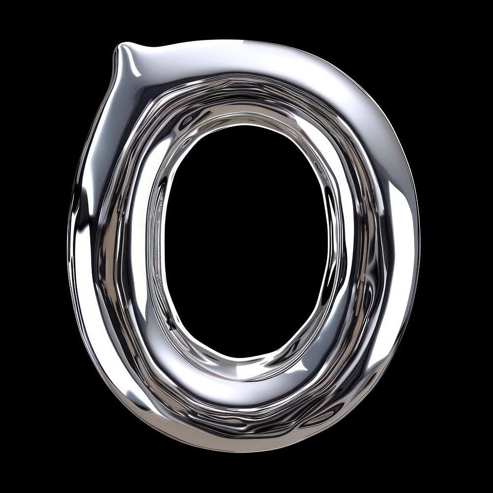Alphabet O letter silver curve | Premium Photo Illustration - rawpixel