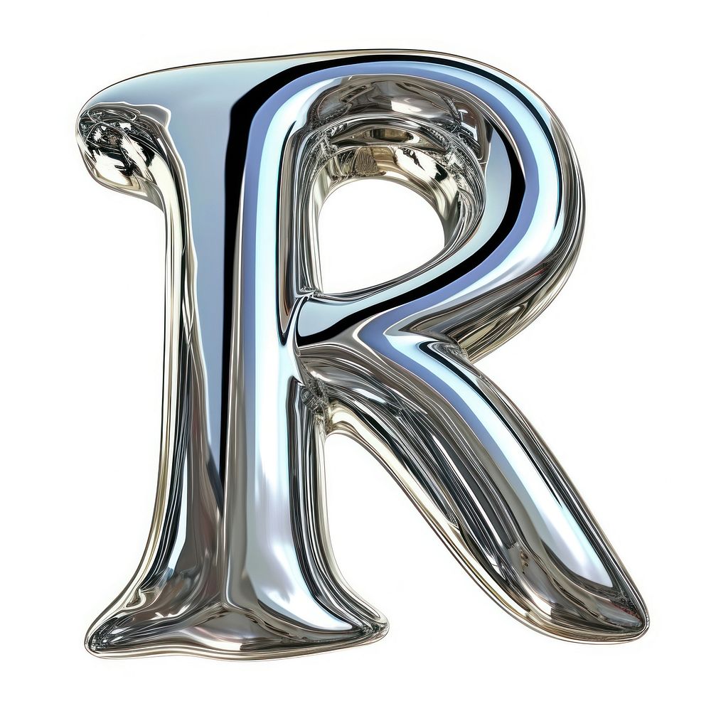 Alphabet R letter silver text | Free Photo Illustration - rawpixel