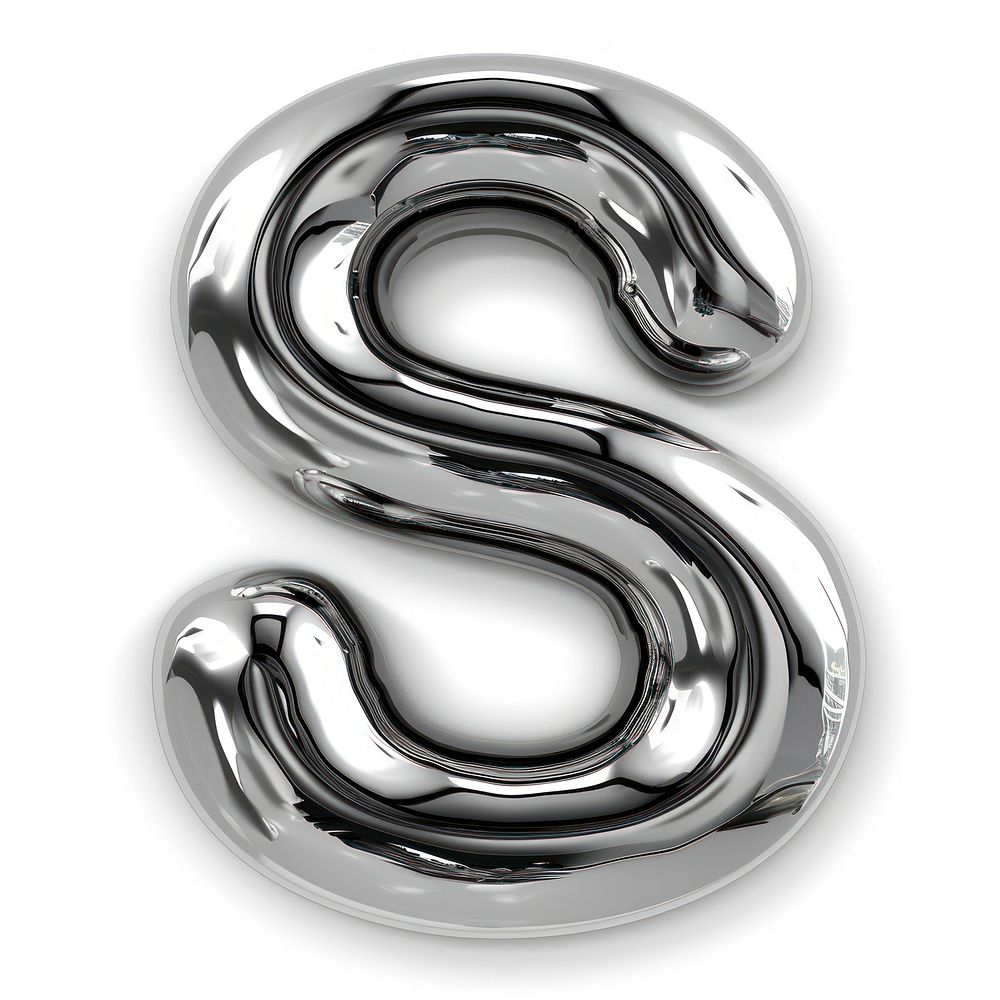 Alphabet S letter number silver | Free Photo Illustration - rawpixel