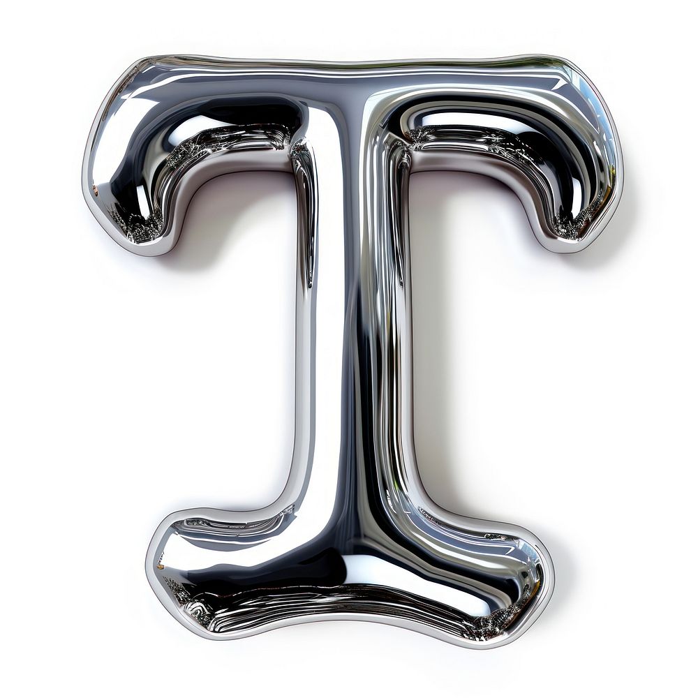 Alphabet T letter silver text | Premium Photo Illustration - rawpixel