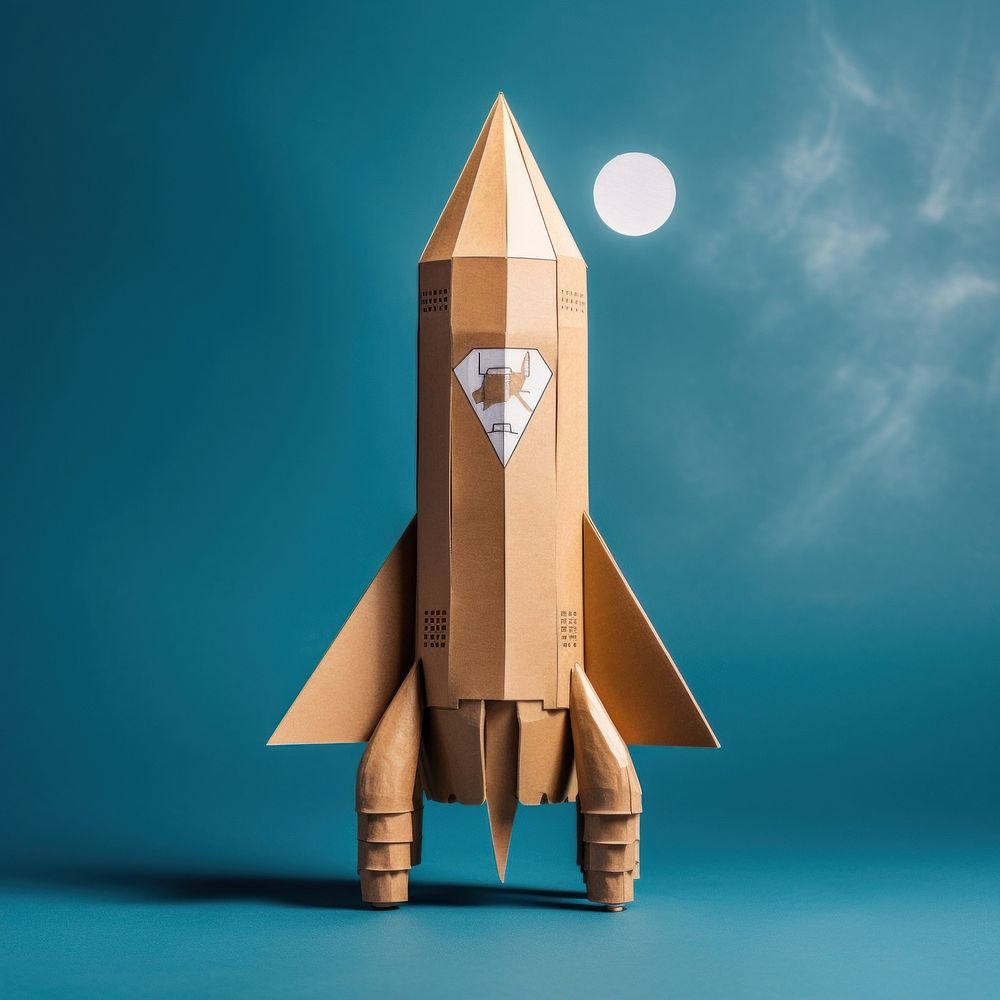 2d rocket shape transportation spacecraft | Free Photo Illustration ...