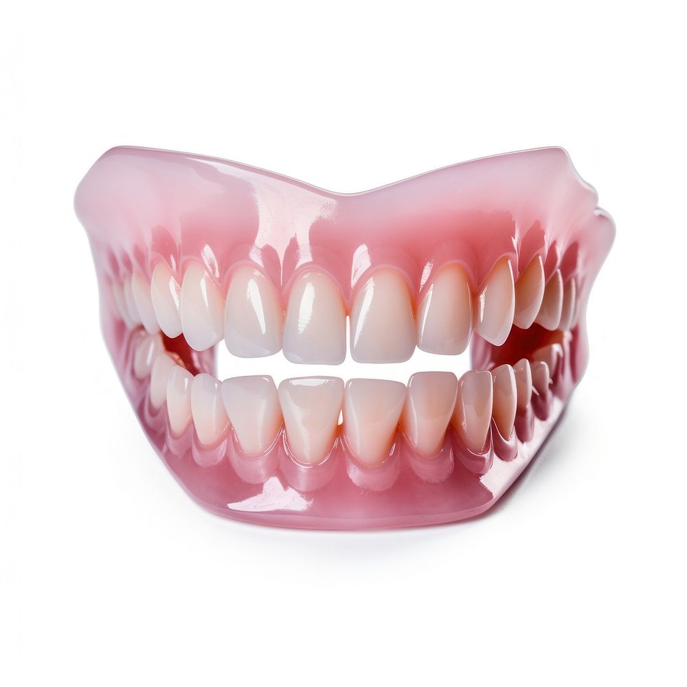 Plastic fangs teeth white background | Premium Photo - rawpixel