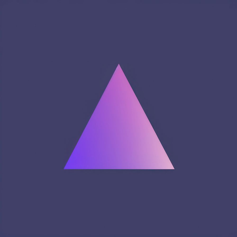 Triangle shape purple abstract pyramid. | Premium Photo Illustration ...