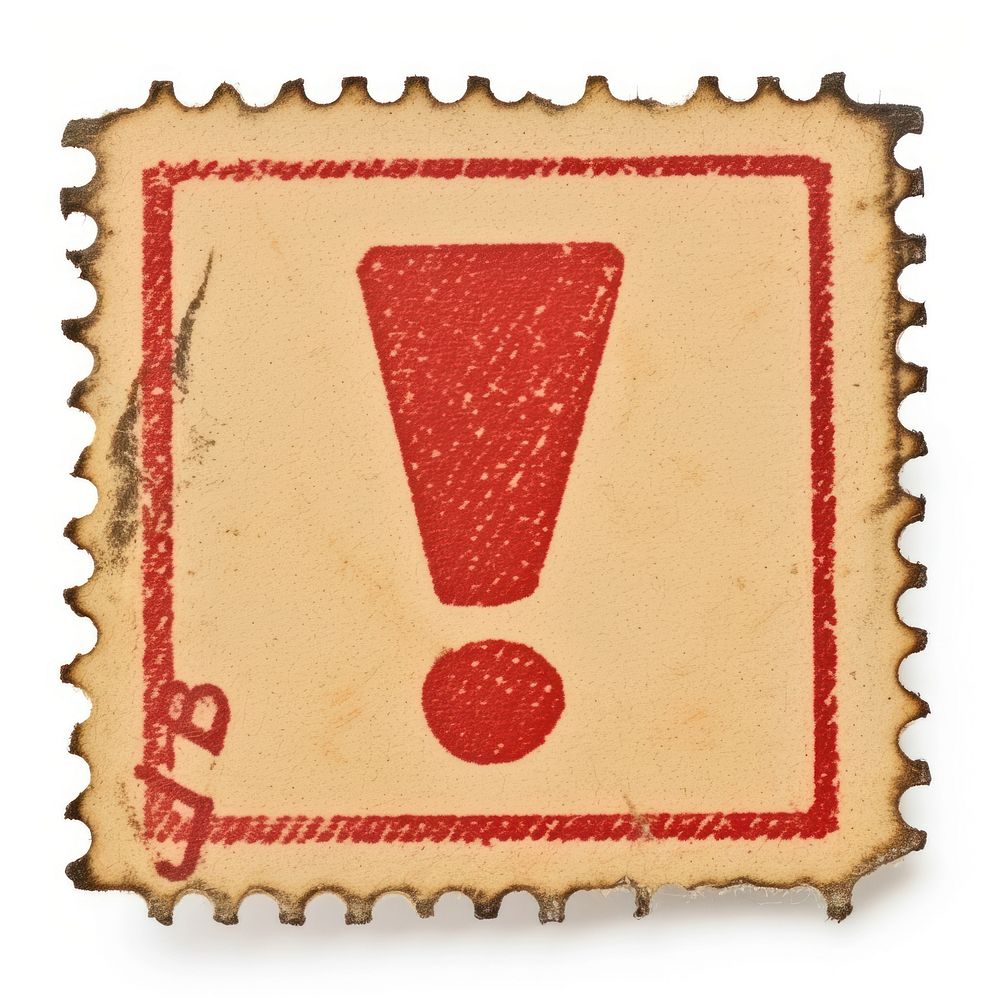 Vintage Alphabet exclamation postage stamp | Free Photo Illustration ...