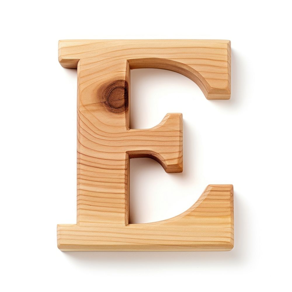 Letter E wood alphabet font. | Premium Photo - rawpixel