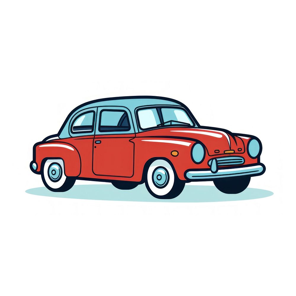 Car vehicle cartoon drawing. | Free Photo Illustration - rawpixel