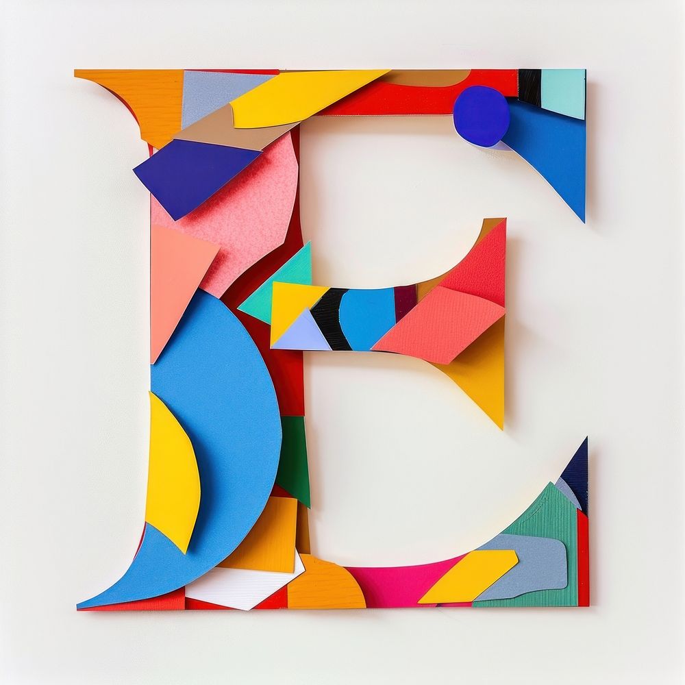 Alphabet E art alphabet shape. | Premium Photo Illustration - rawpixel