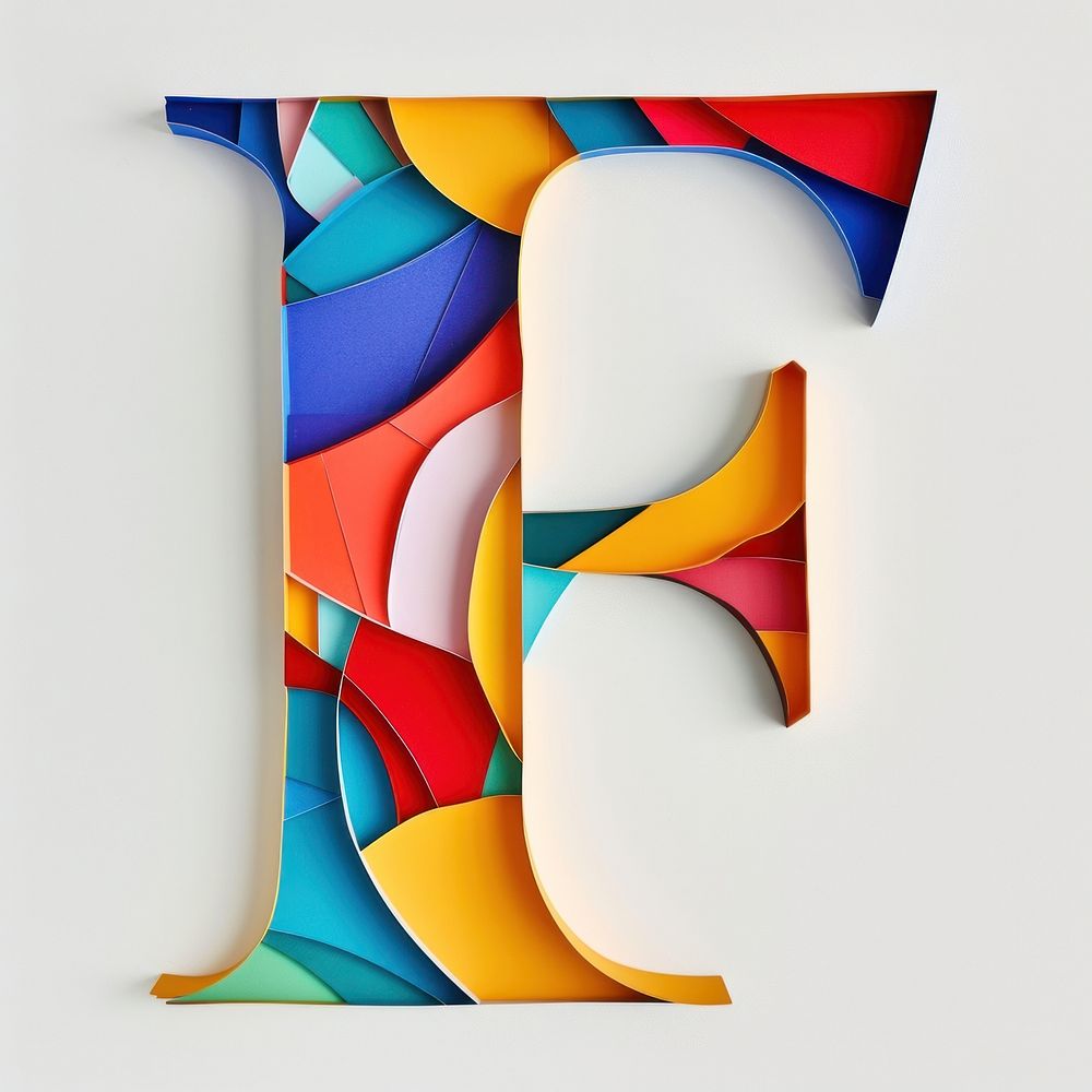 Alphabet F text art alphabet. | Free Photo Illustration - rawpixel