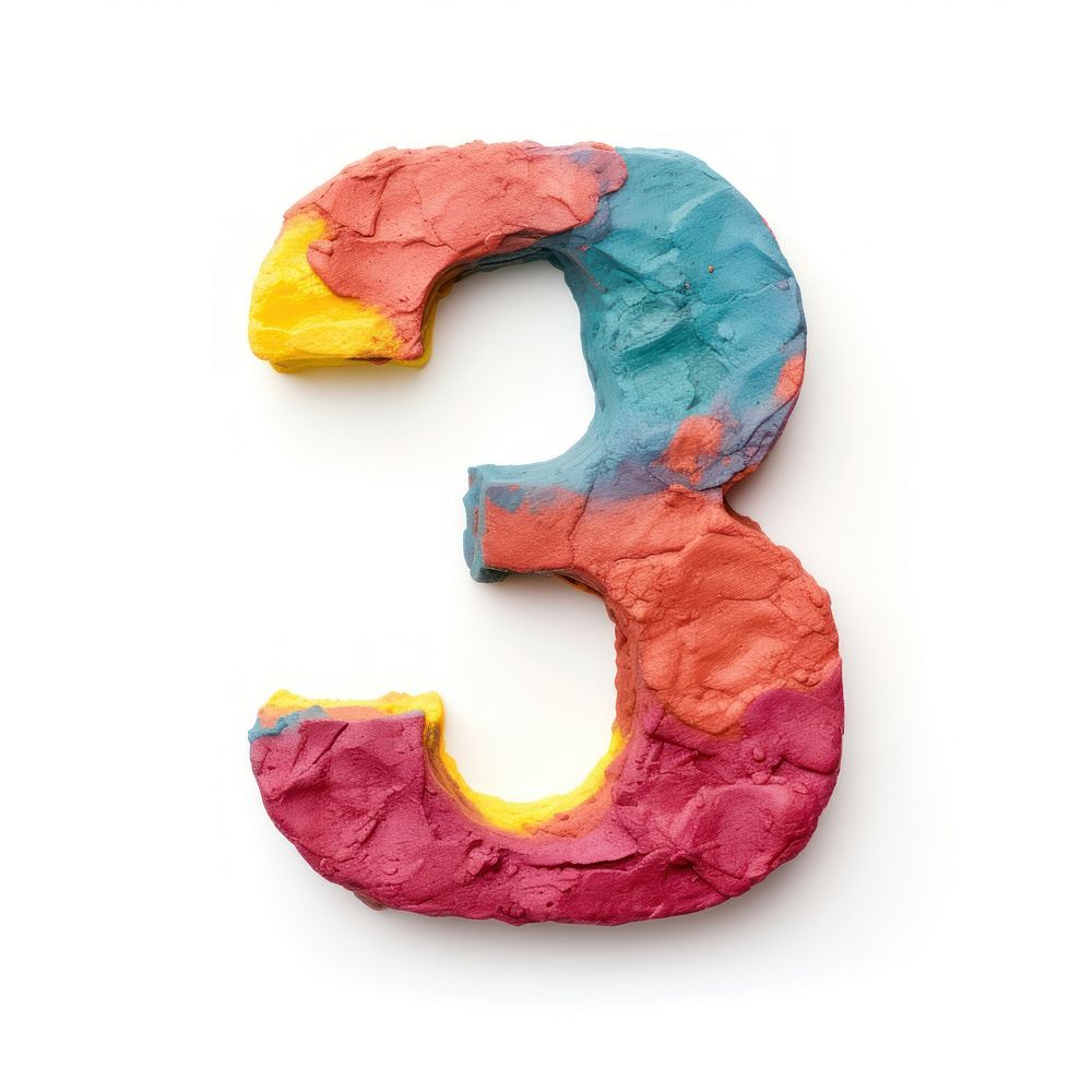 Letter Number 3 number font | Free Photo Illustration - rawpixel