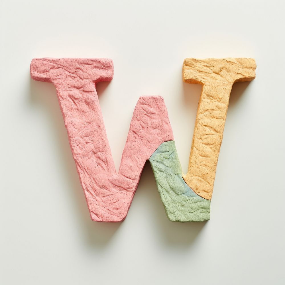 Letter W font text art | Premium Photo Illustration - rawpixel