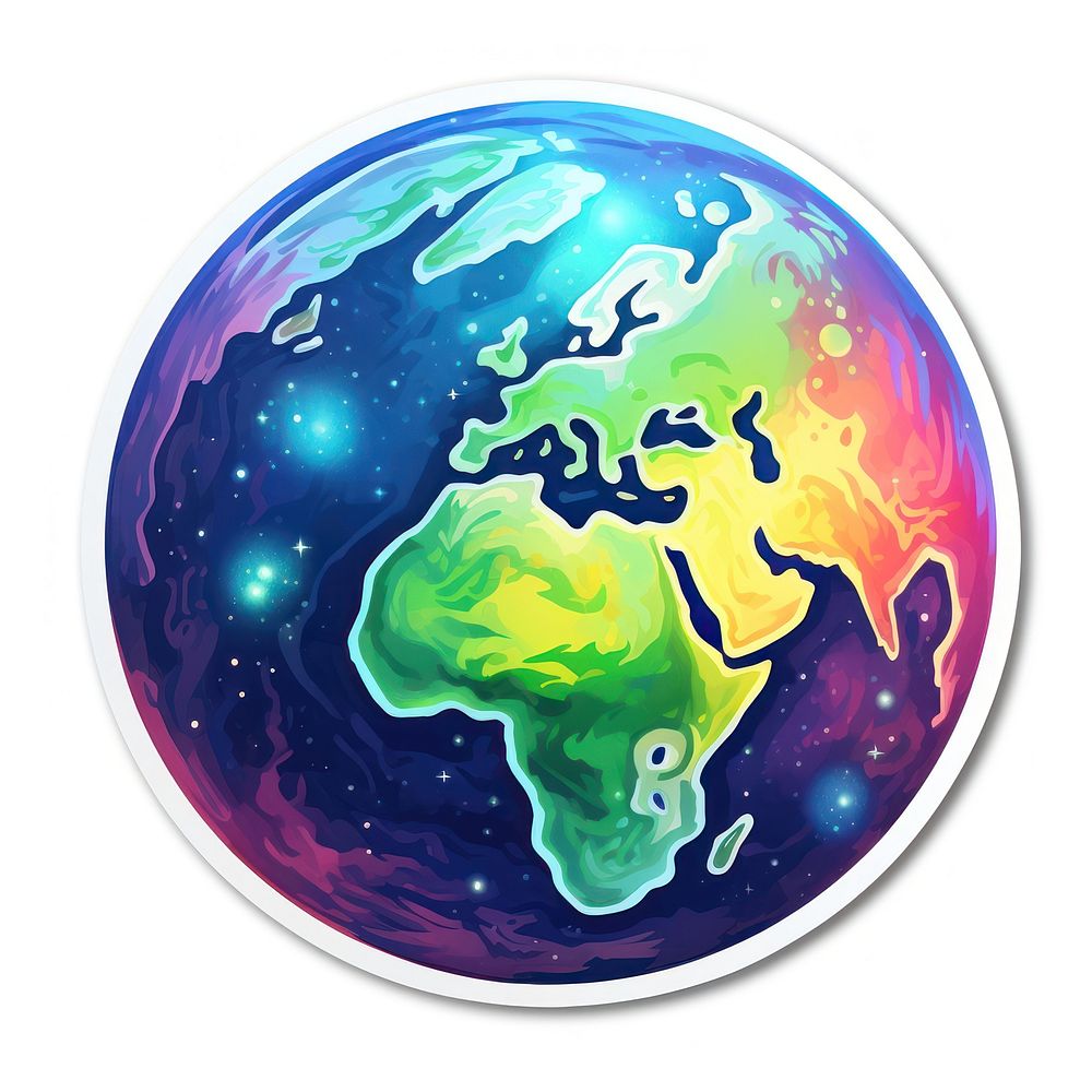 Planet earth sticker planet space | Premium Photo Illustration - rawpixel