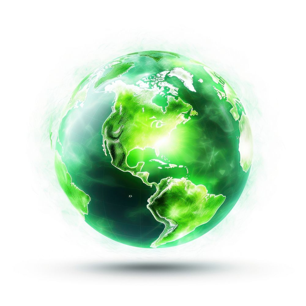 Green earth globe sphere planet | Free Photo Illustration - rawpixel