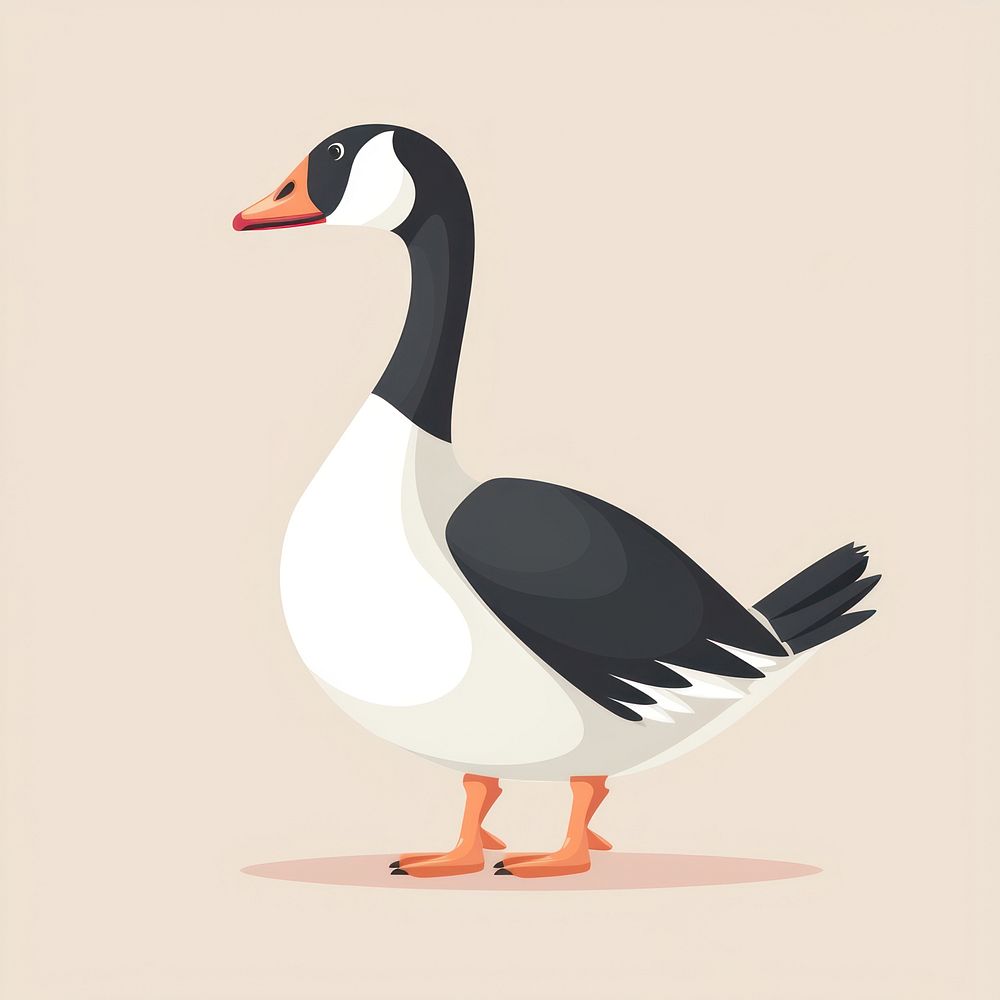 Goose animal cartoon bird | Free Photo Illustration - rawpixel