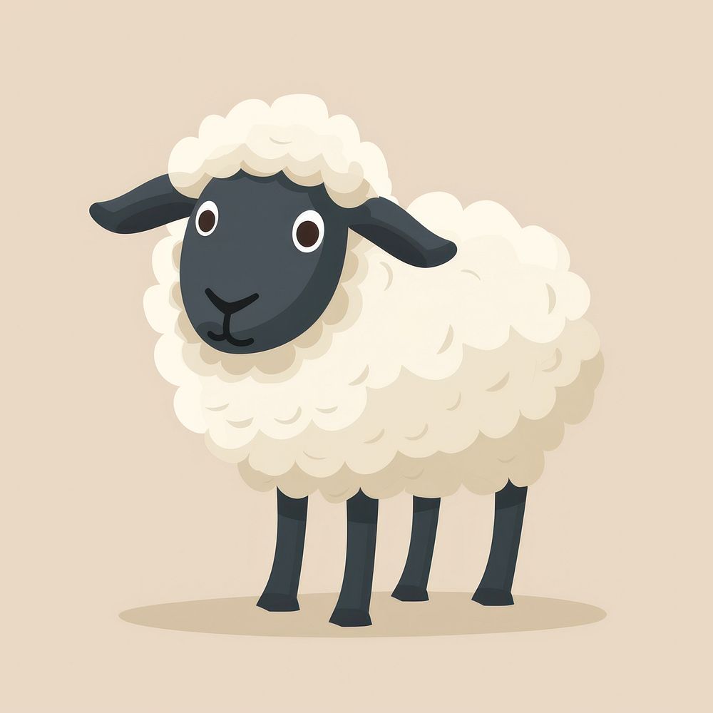 Sheep animal livestock cartoon. | Free Photo Illustration - rawpixel