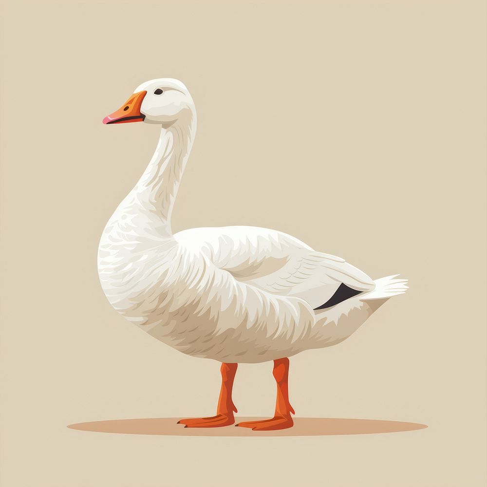 Goose animal cartoon bird | Free Photo Illustration - rawpixel