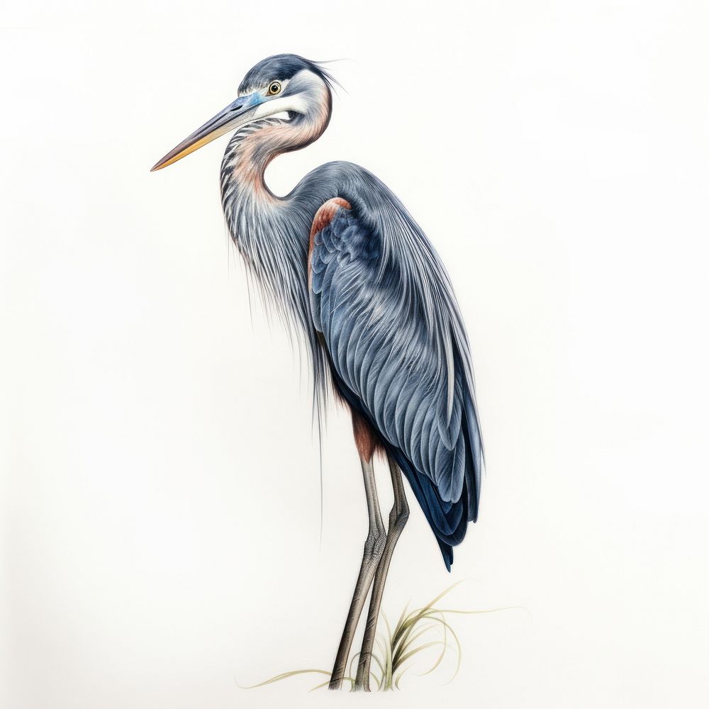 Heron drawing animal sketch. | Premium Photo Illustration - rawpixel