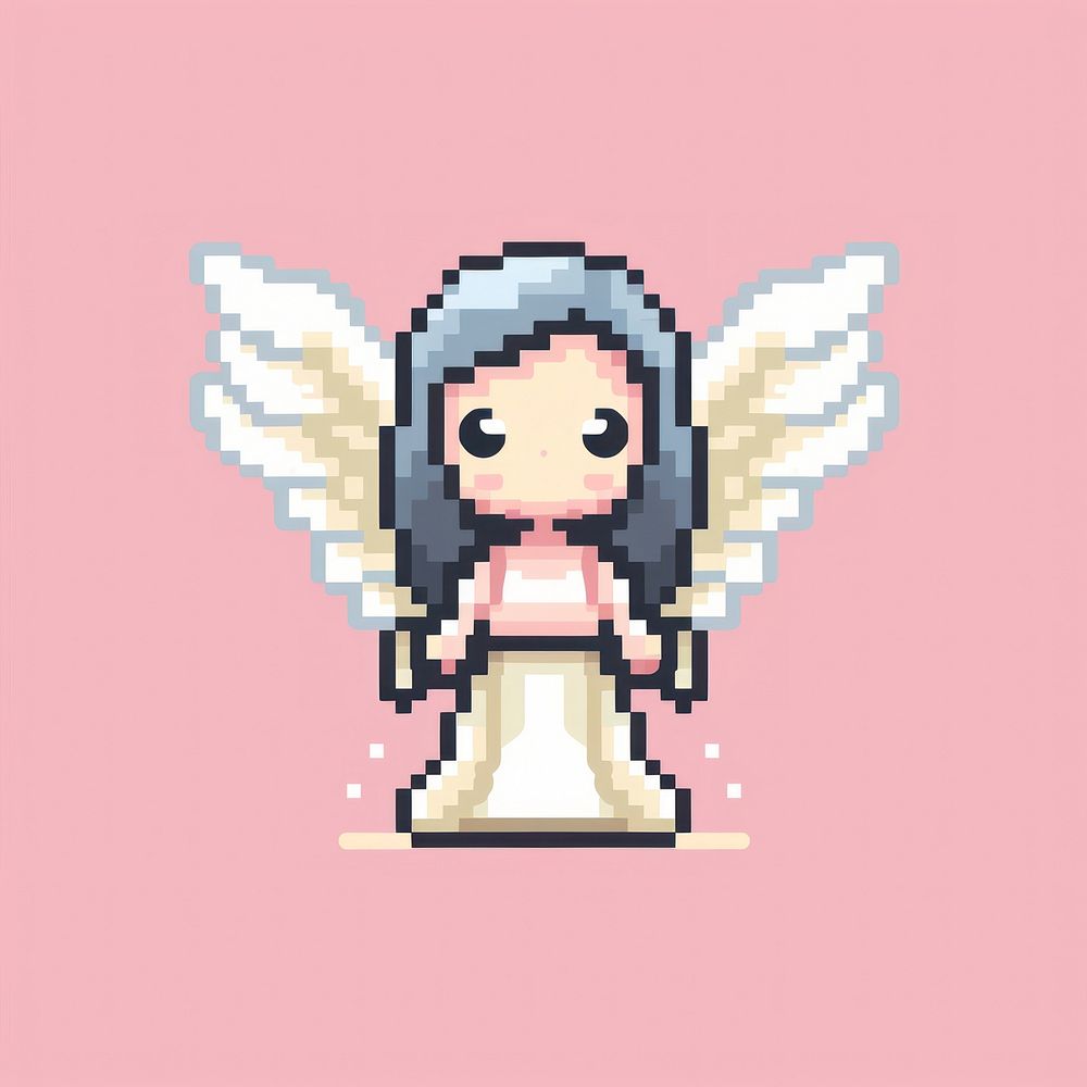 Angel pixel representation creativity pixelated. | Free Photo ...