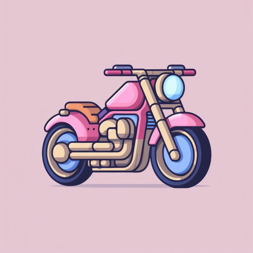 Morterbike pixel motorcycle vehicle wheel. | Premium Photo Illustration ...