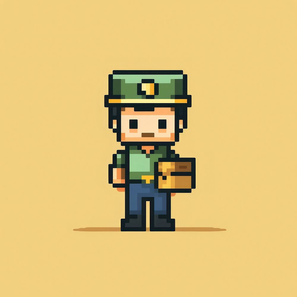 Postman pixel technology creativity nutcracker. | Free Photo ...