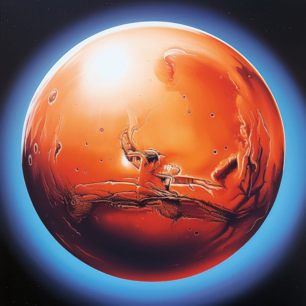 Mars planet sphere space. | Premium Photo Illustration - rawpixel