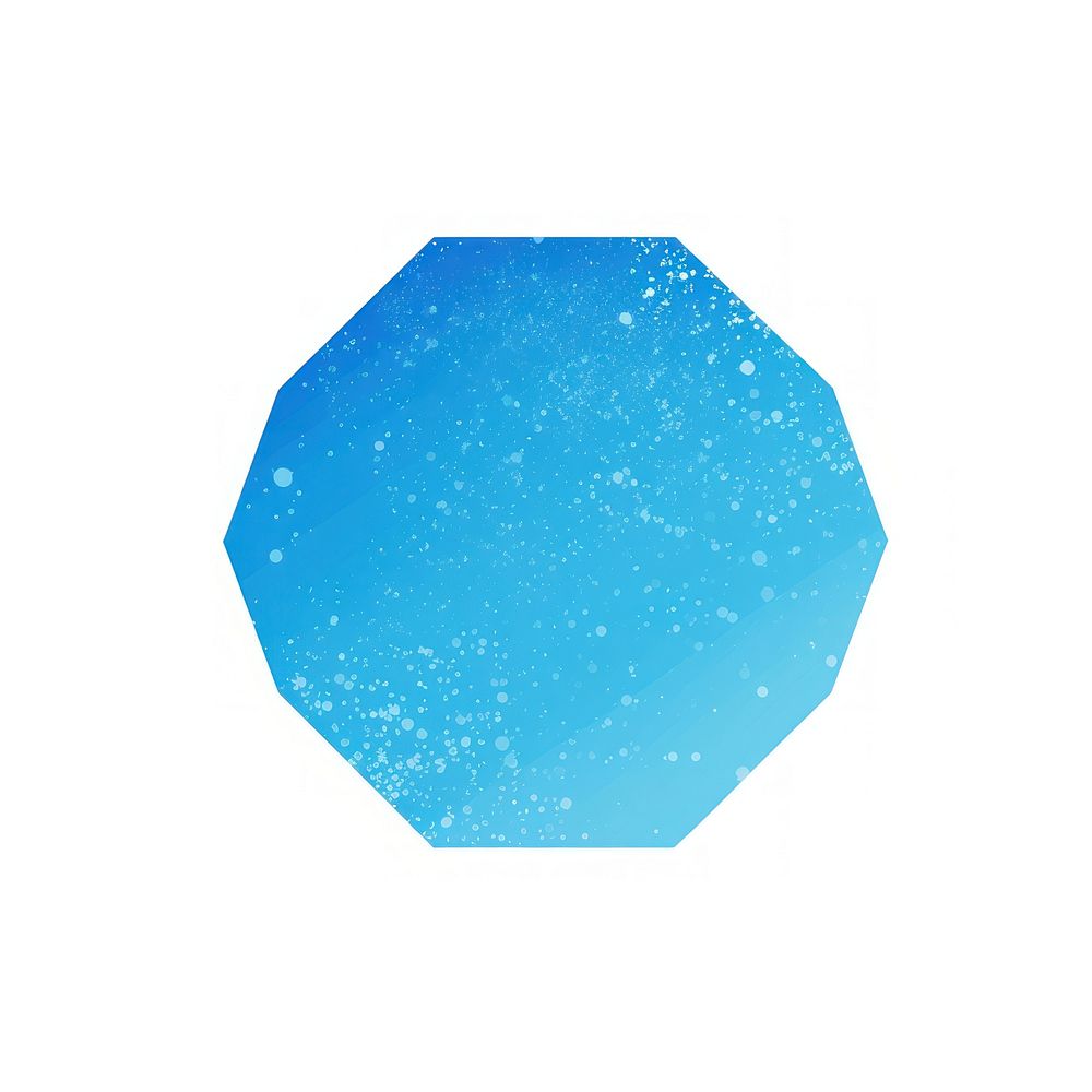 Octagon icon shape blue white | Premium Photo Illustration - rawpixel
