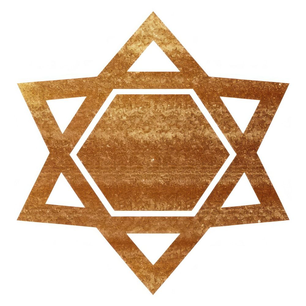 Hexagram icon shape white background | Free Photo Illustration - rawpixel