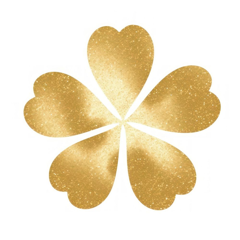 Clover icon gold flower shape. | Premium Photo Illustration - rawpixel