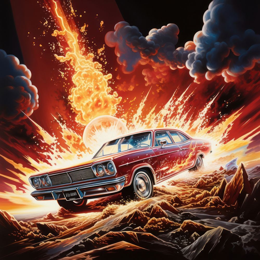 Apocalypse vehicle car transportation. | Premium Photo Illustration ...