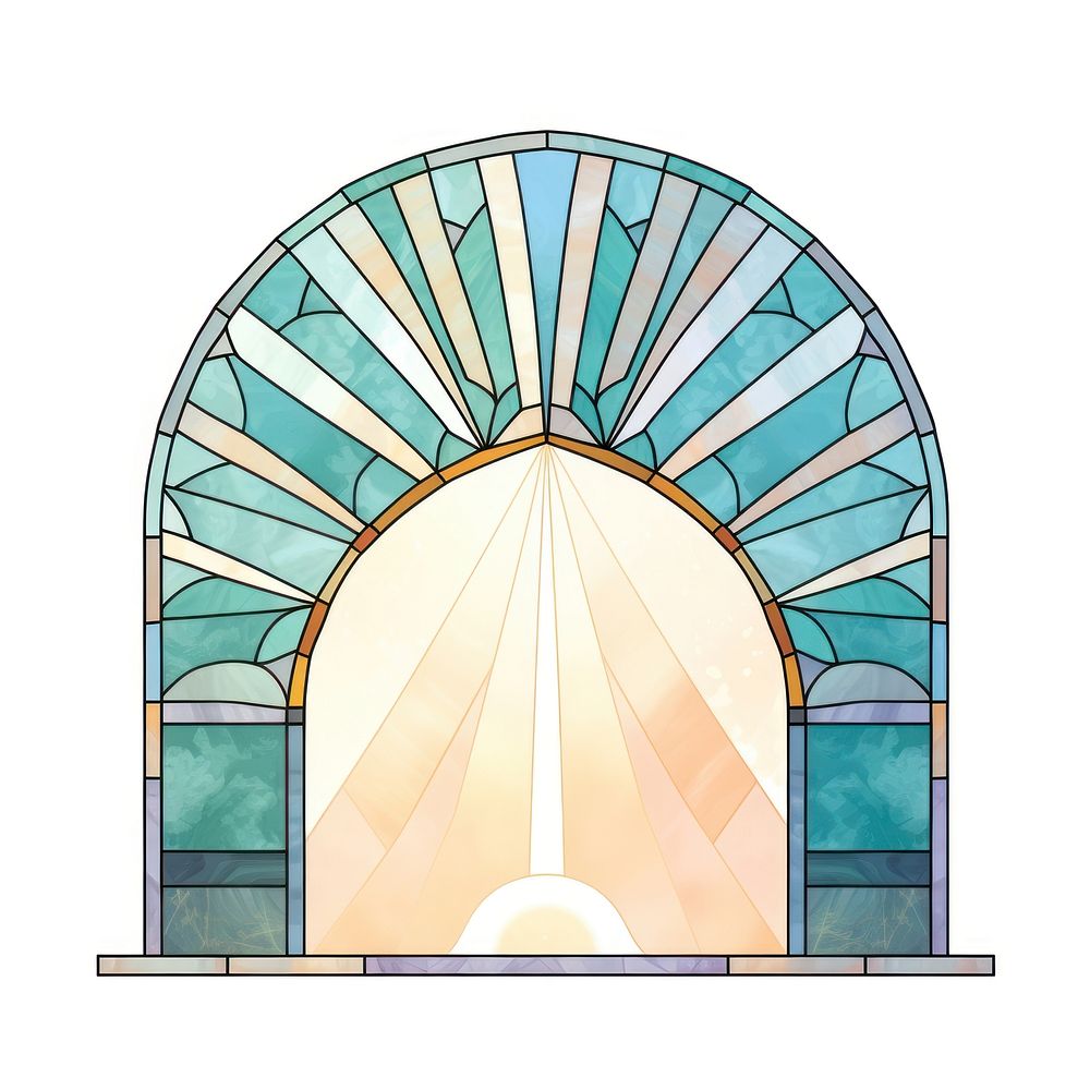 Arch art nouveau sun architecture | Premium Photo Illustration - rawpixel