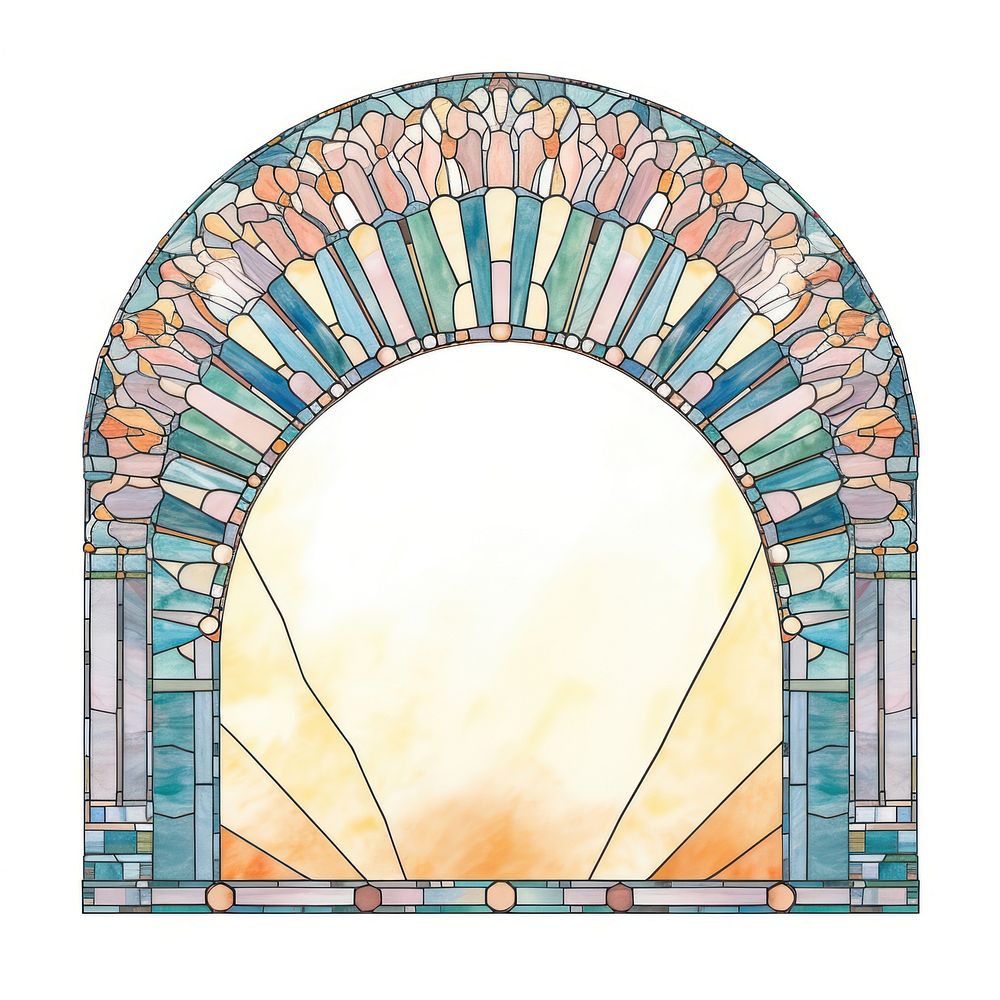 Arch art nouveau sun architecture | Premium Photo Illustration - rawpixel