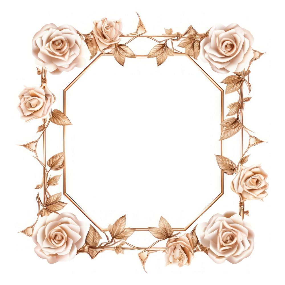 Rose flower plant frame. | Premium Photo Illustration - rawpixel