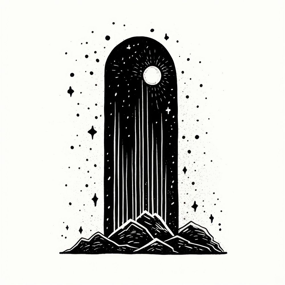 Tombstone drawing sketch line. | Free Photo Illustration - rawpixel