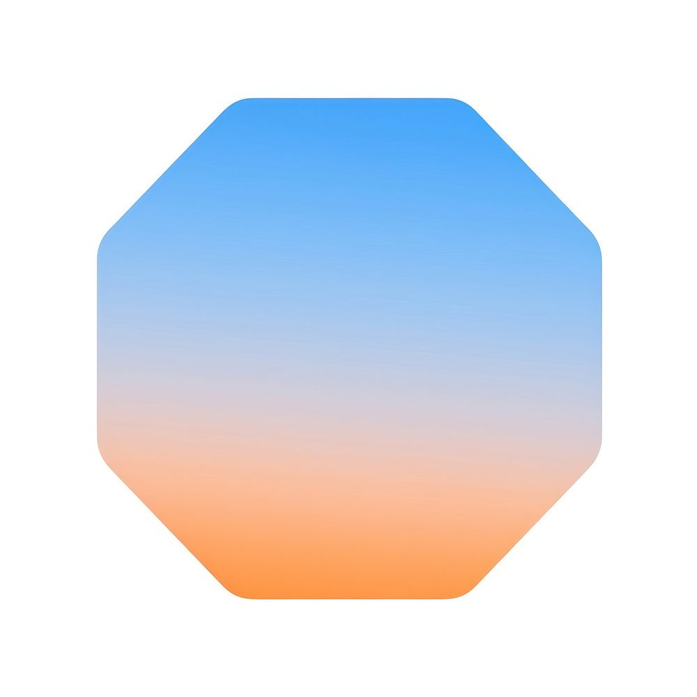 Octagon shape gradient blue sign | Free Photo Illustration - rawpixel