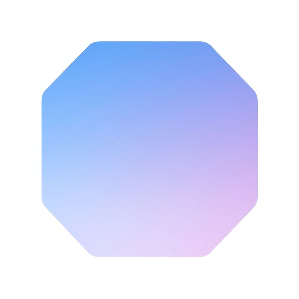 Octagon shape gradient symbol blue | Premium Photo Illustration - rawpixel