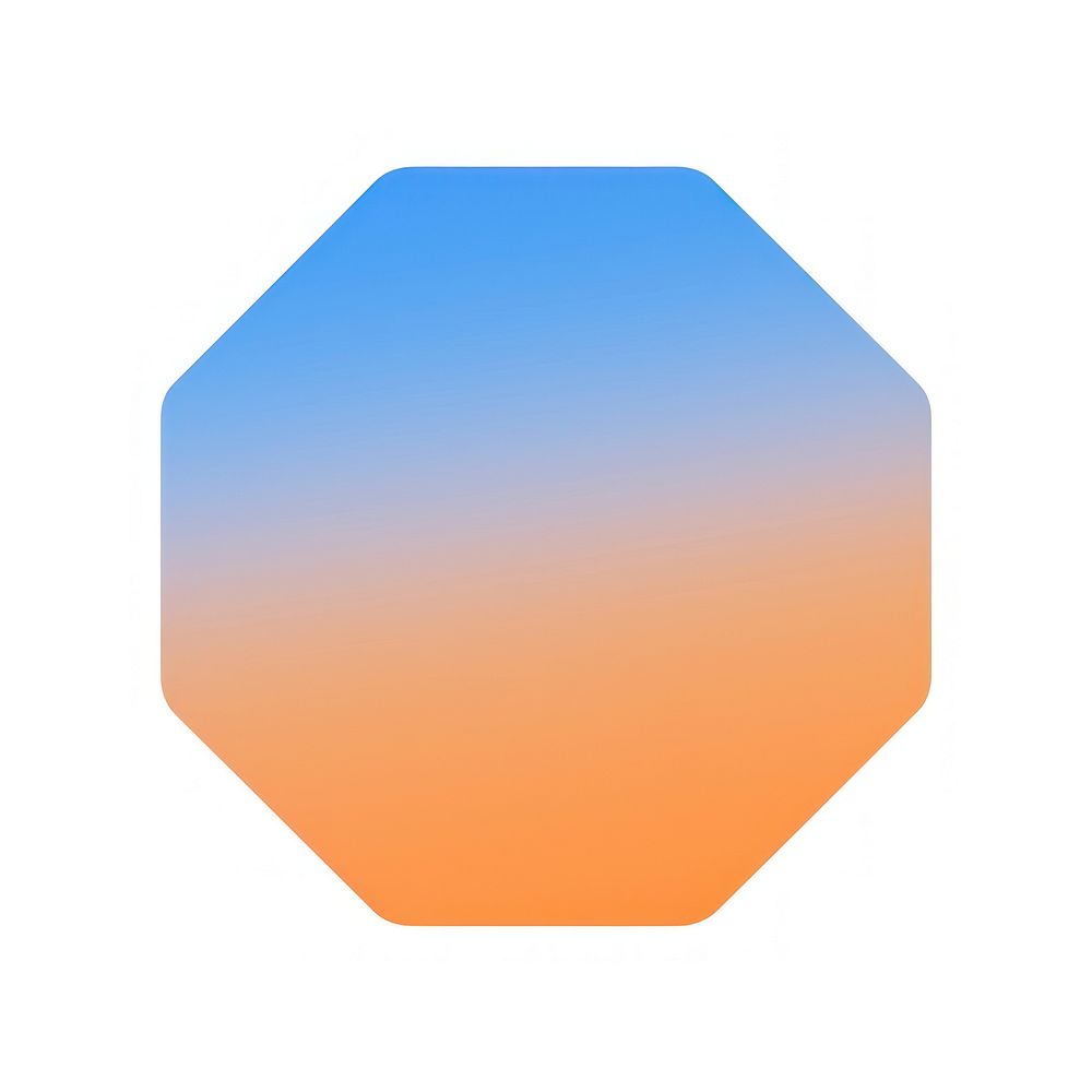 Octagon shape gradient blue sign | Free Photo Illustration - rawpixel