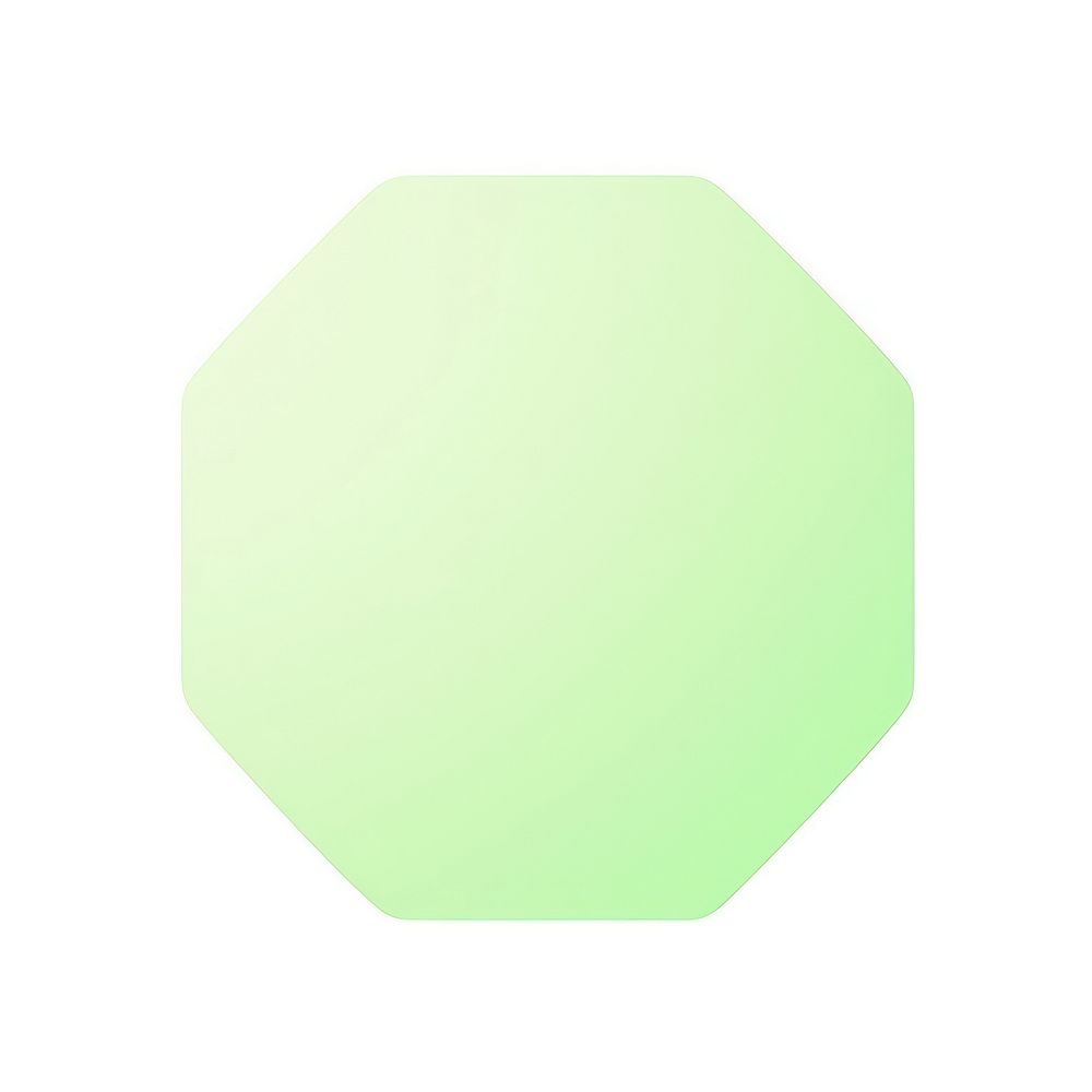 Octagon shape gradient green sign | Premium Photo Illustration - rawpixel
