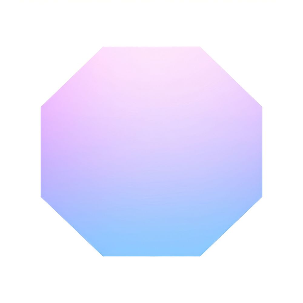Octagon shape gradient blue sign | Free Photo Illustration - rawpixel