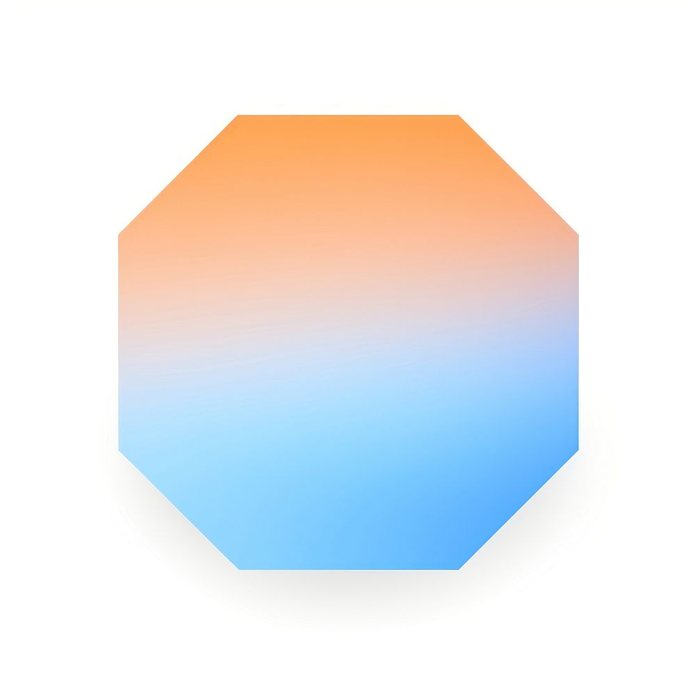 Octagon shape gradient symbol blue | Premium Photo Illustration - rawpixel