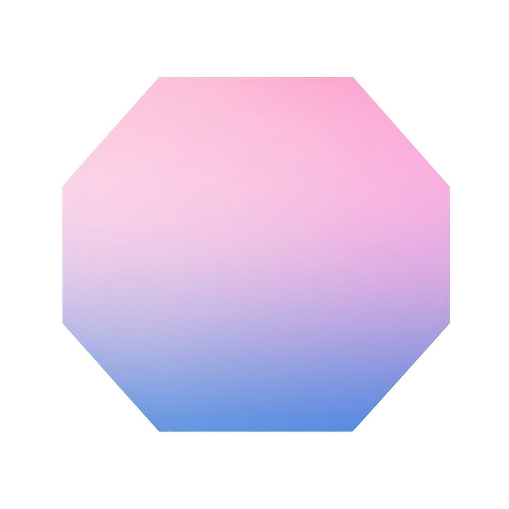 Octagon shape gradient pink sign | Premium Photo Illustration - rawpixel