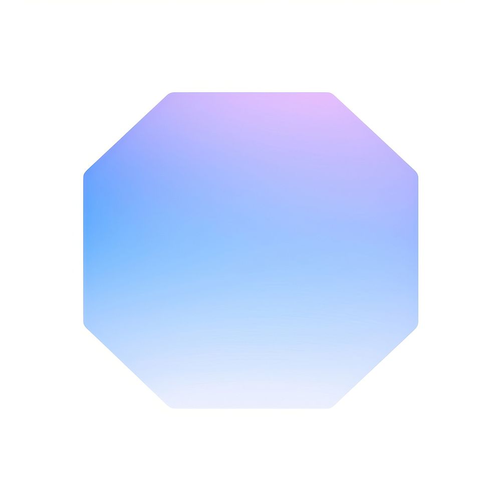 Octagon shape gradient blue sign | Premium Photo Illustration - rawpixel
