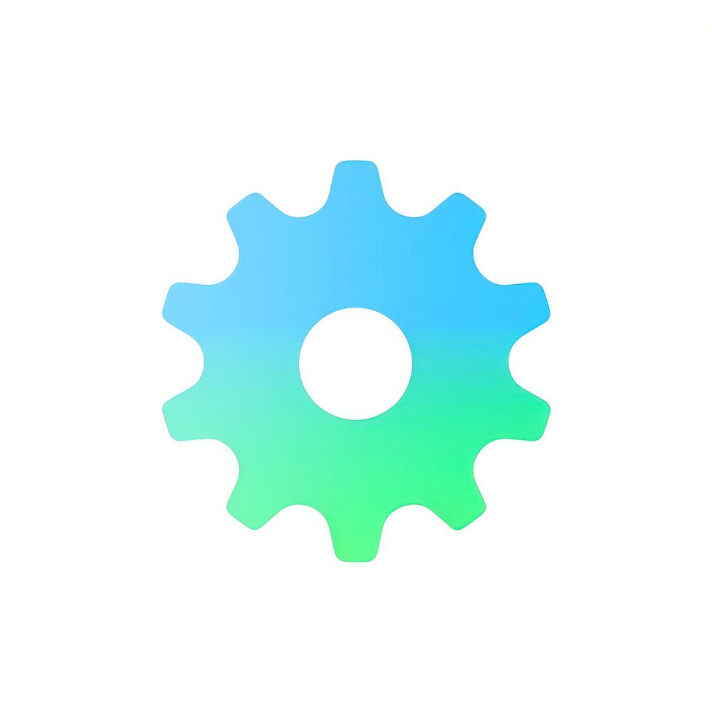 Gear shape gradient gear green | Premium Photo Illustration - rawpixel